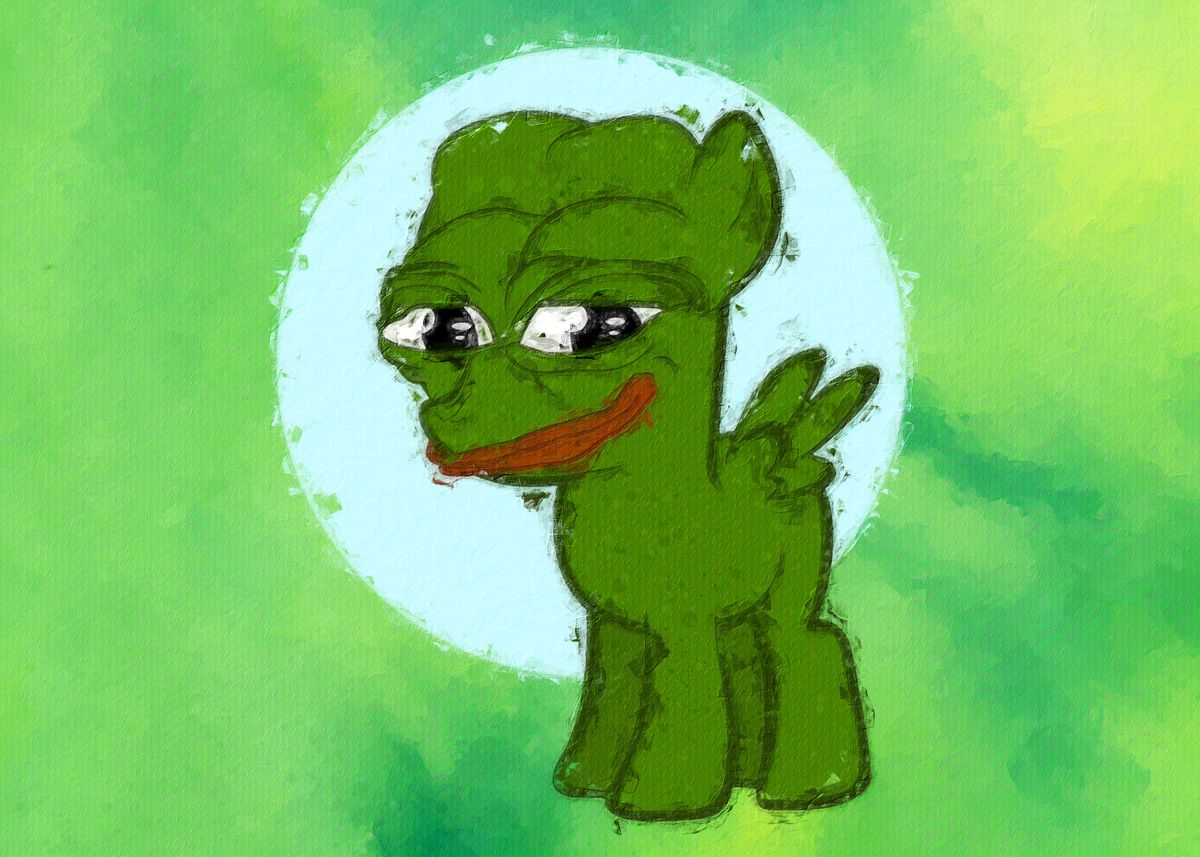 'Pepe the frog meme' Poster by Meme Daily | Displate