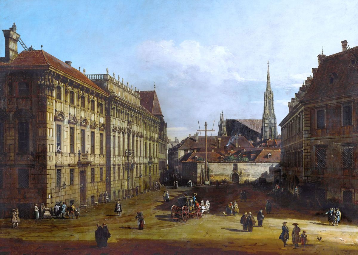 'Vienna Bernardo Bellotto' Poster, picture, metal print, paint by ...