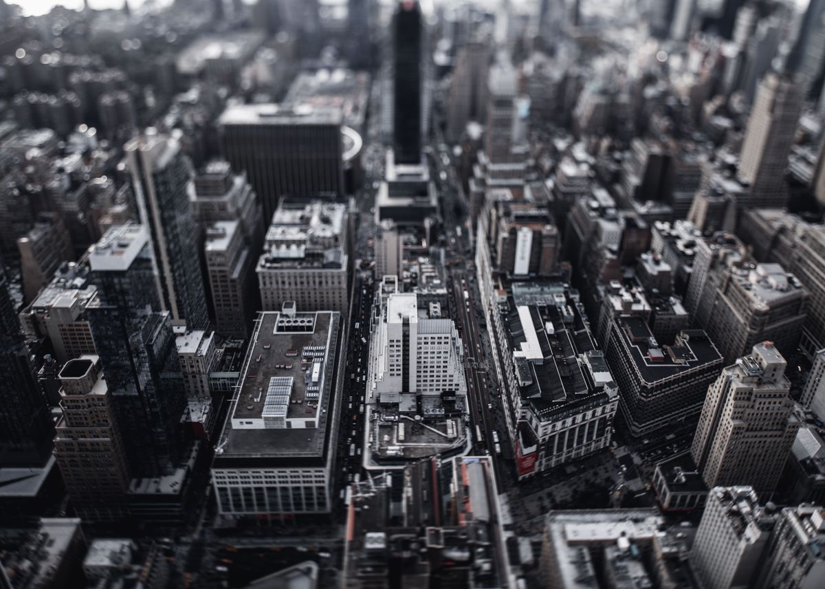 'Miniature Manhattan 5' Poster by Planet Manhattan | Displate