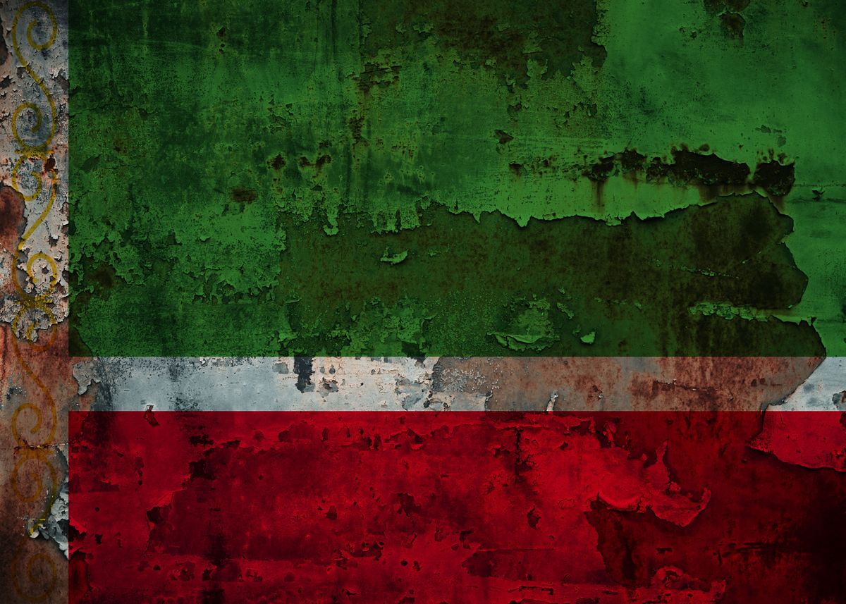 'Chechen Republic' Poster, picture, metal print, paint by Eli Cassin ...