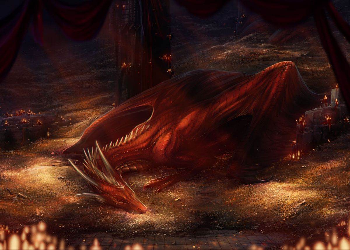 'The Golden Slumber' Poster, picture, metal print, paint by Isvoc ...
