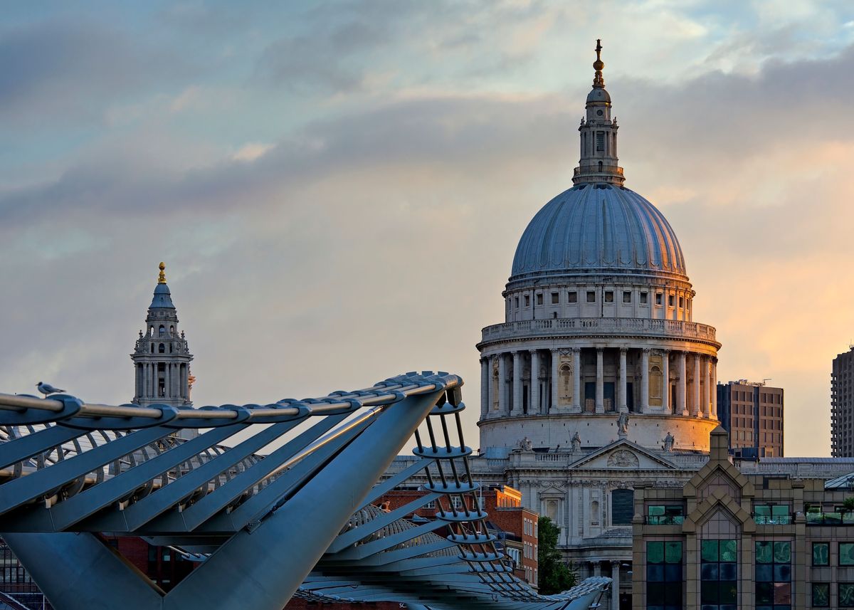 'St Pauls Cathedral' Poster, picture, metal print, paint by Anton de ...