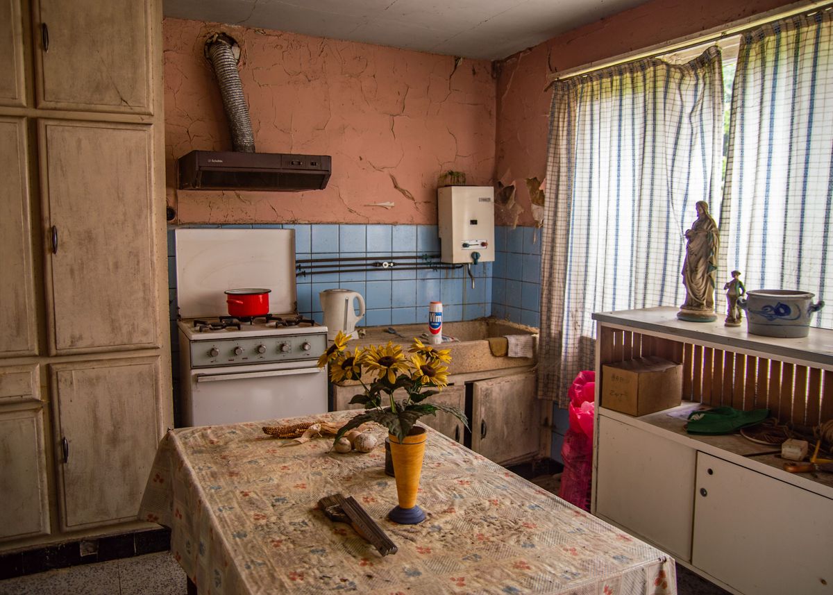 'Defrosted kitchen' Poster, picture, metal print, paint by Nicolas ...