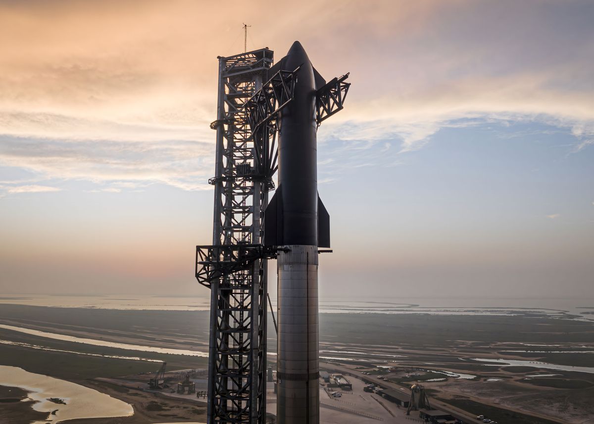 'SpaceX Starship' Poster, picture, metal print, paint by Conceptual ...