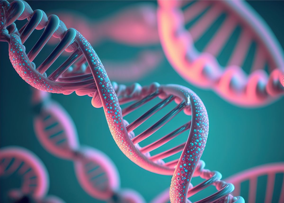 'Genetic DNA Nature Secret' Poster, picture, metal print, paint by ...