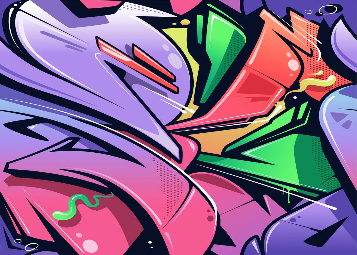 'Graffiti Poster' Poster by Grafitti Poster | Displate