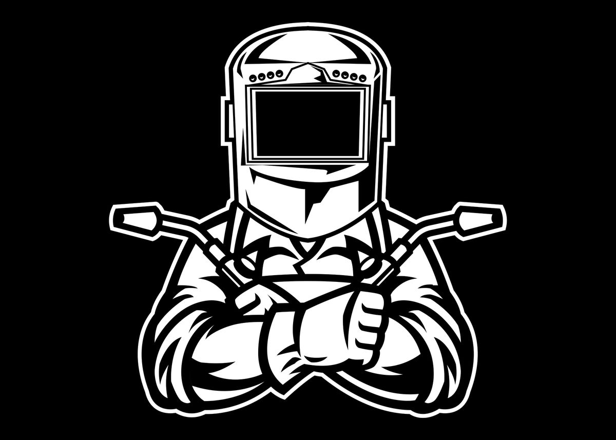 'Welding Welder' Poster by CrazySquirrel | Displate