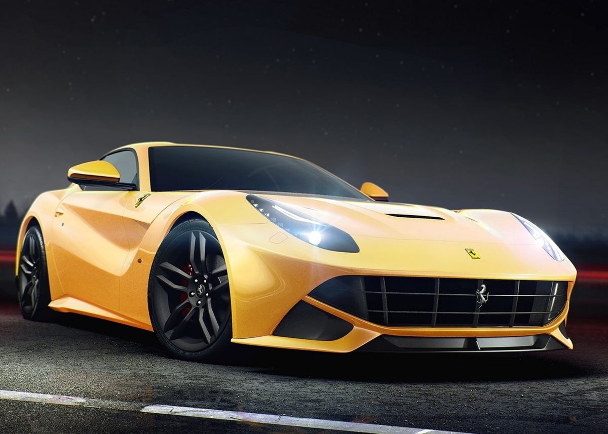 'Ferrari F12 Berlinetta ' Poster, picture, metal print, paint by Erikk ...