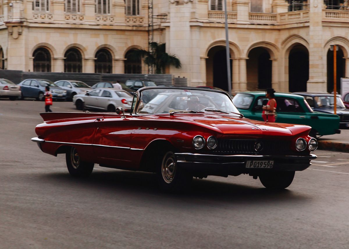 'Vintage Car ' Poster, picture, metal print, paint by Big City | Displate