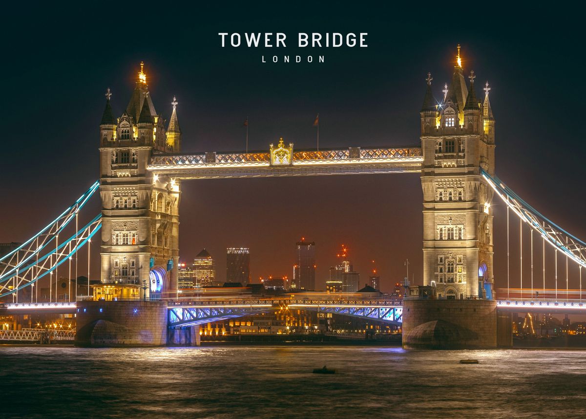 'Tower Bridge ' Poster, picture, metal print, paint by Travel Addict ...