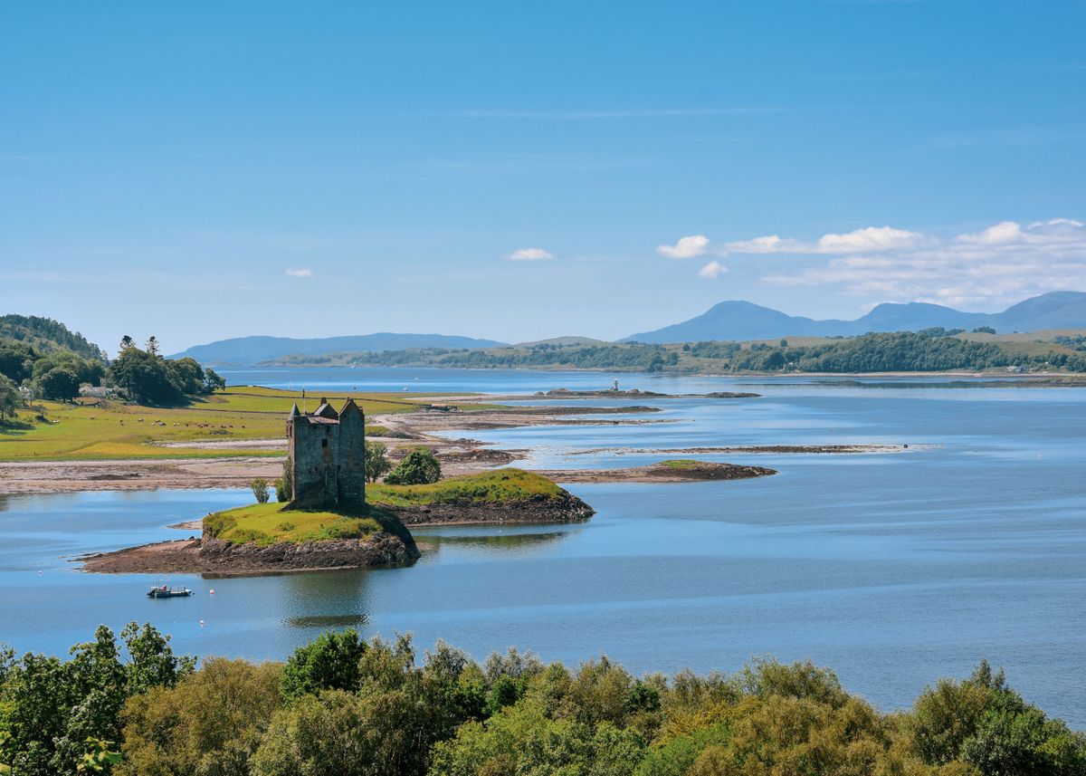 'Castle Stalker' Poster by Tania Pires | Displate