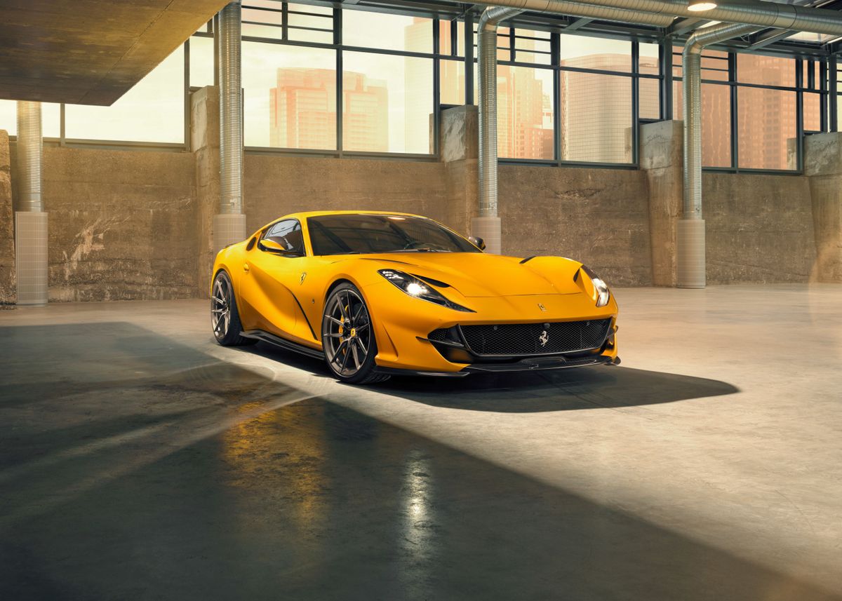 'Ferrari 812' Poster, picture, metal print, paint by Ma Chan | Displate