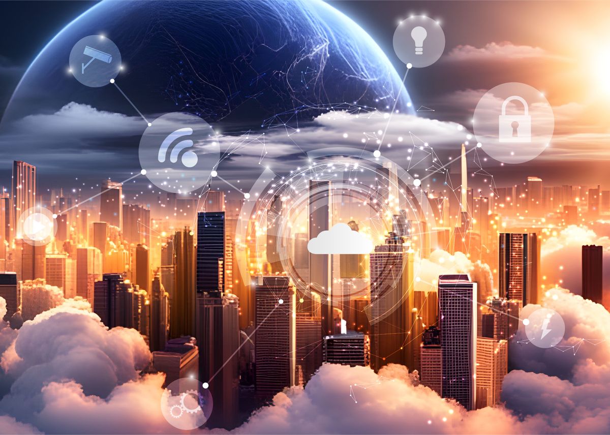 'Cloud technology' Poster by Vs 1489 | Displate