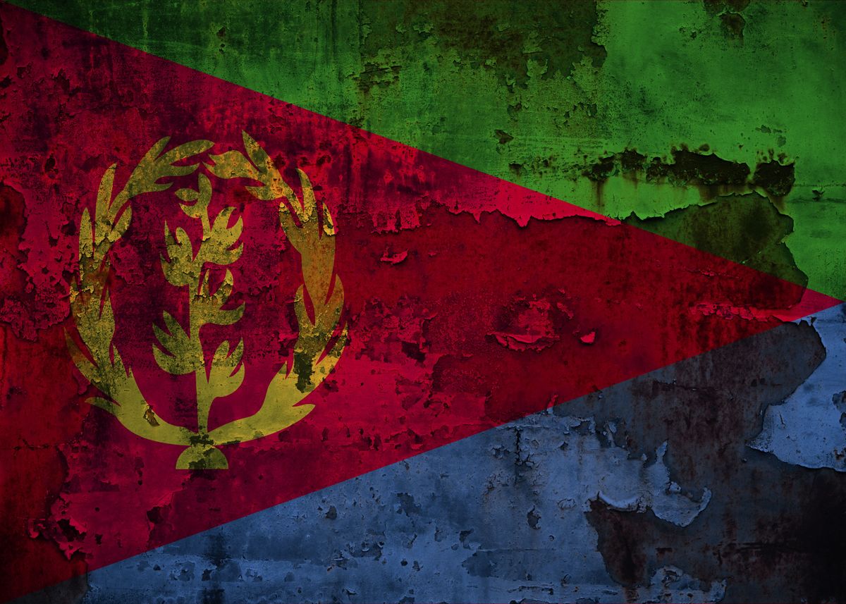 'Eritrea' Poster, picture, metal print, paint by Eli Cassin | Displate