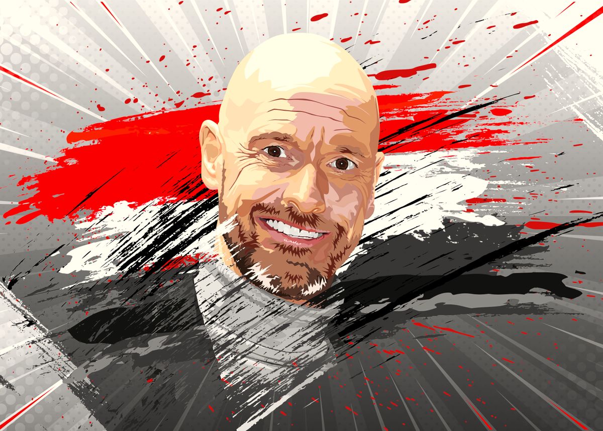 'The Gaffer Flag Design' Poster, picture, metal print, paint by ...