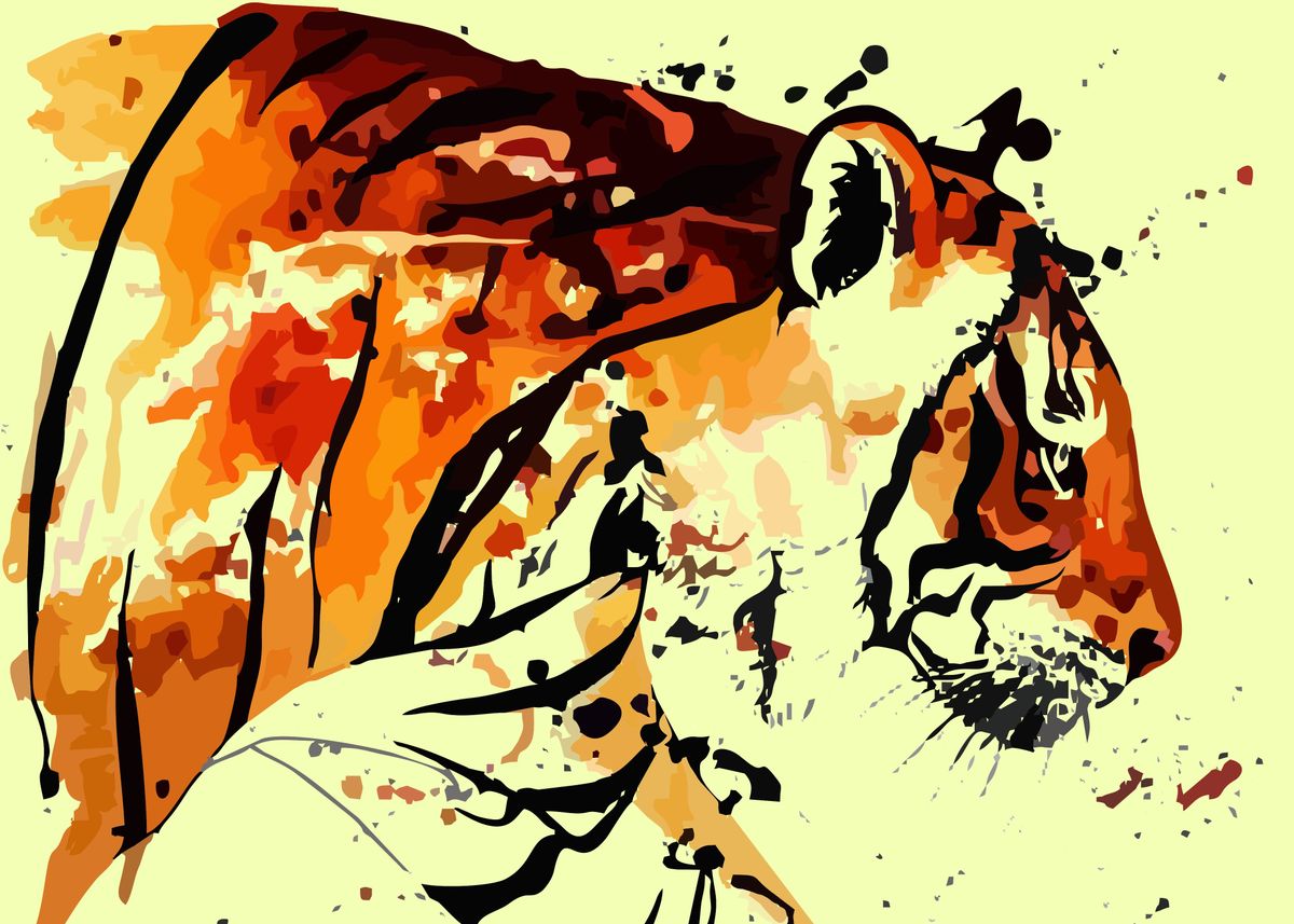 'Animal Vector' Poster by valkry art | Displate