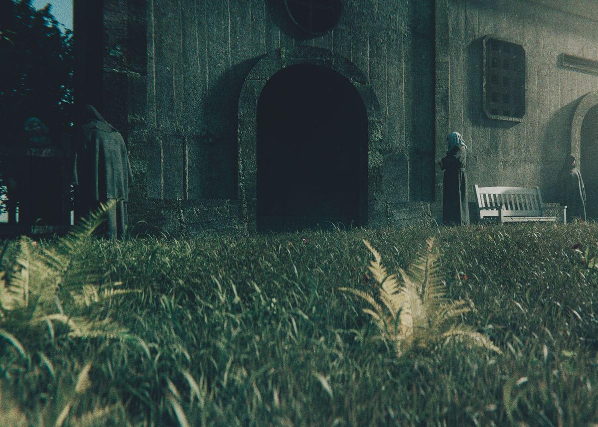 'Morning Routine Scene 2 3D' Poster, picture, metal print, paint by ...