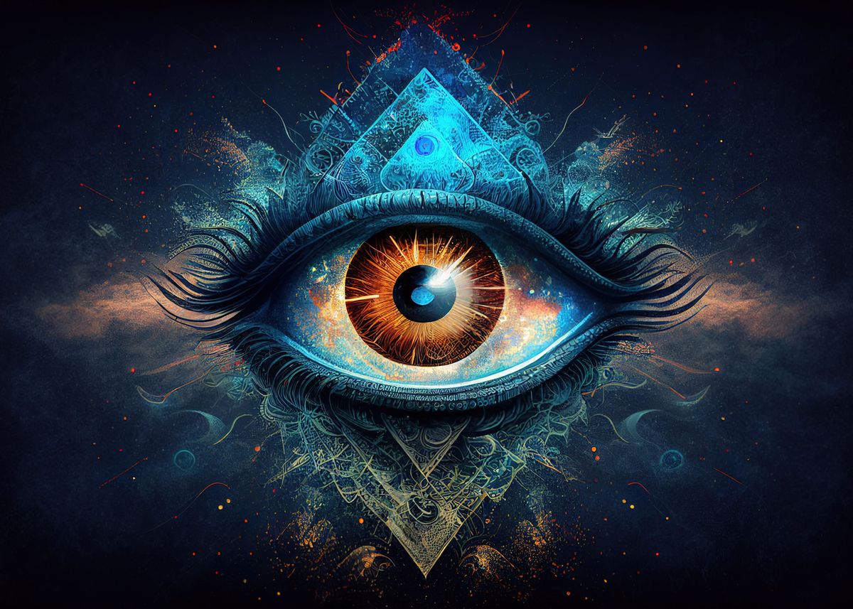 'Third eye Space' Poster, picture, metal print, paint by Anil Gamble ...