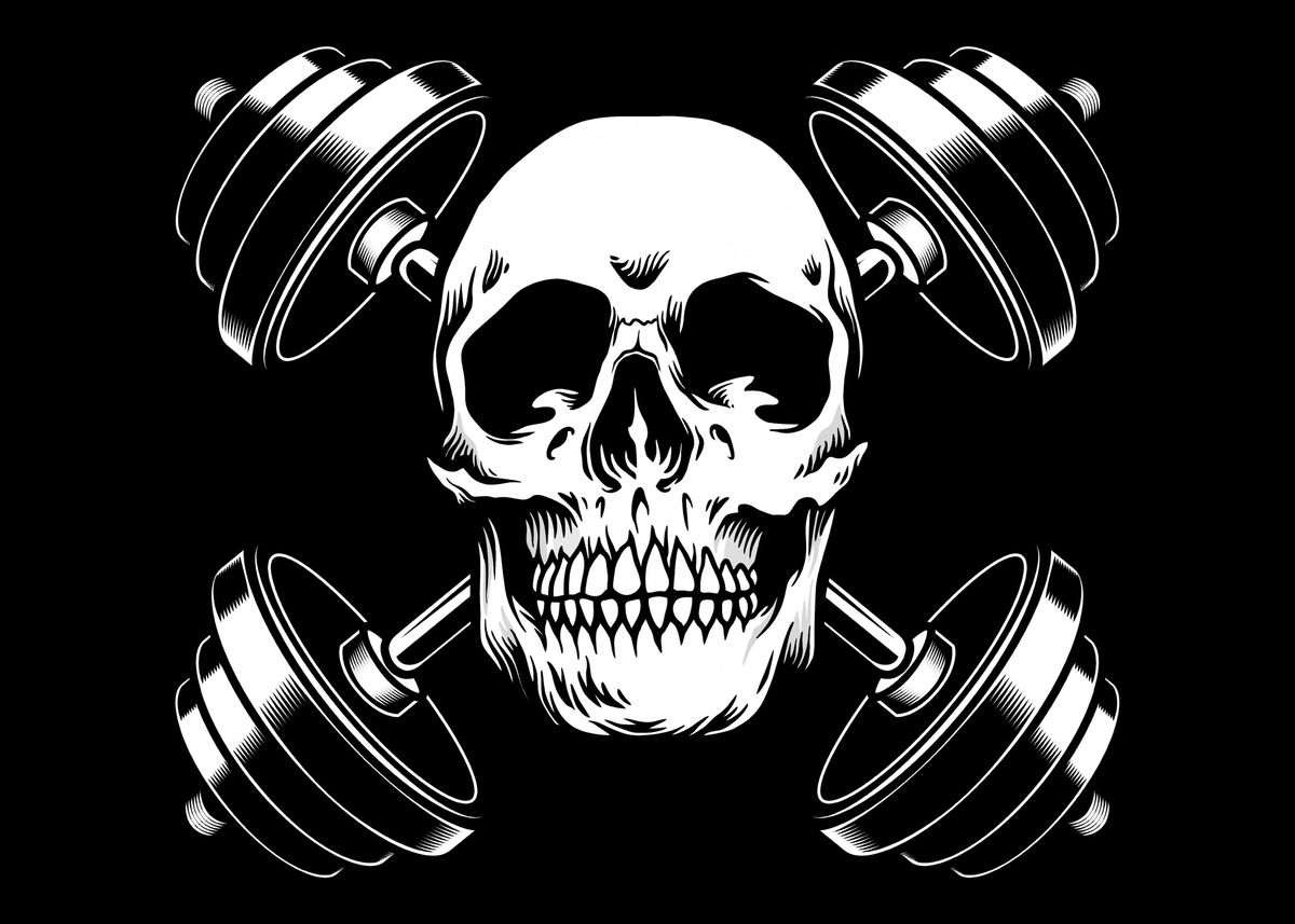 'Powerlifting Powerlifter' Poster, picture, metal print, paint by ...