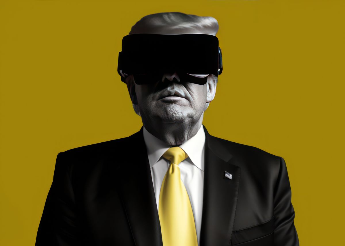 'Donald Trump VR' Poster by Dr Picture | Displate