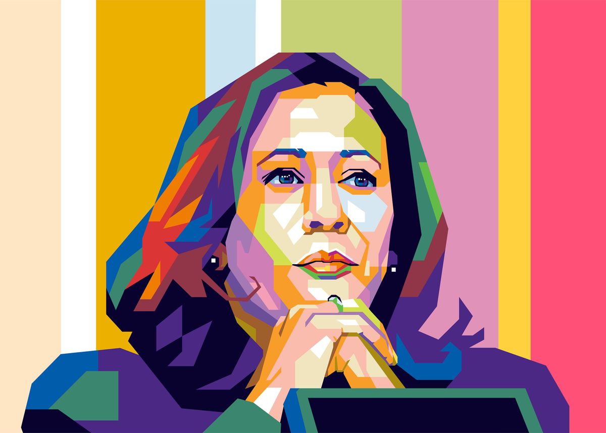 'Kamala Harris' Poster by Erick Sato | Displate