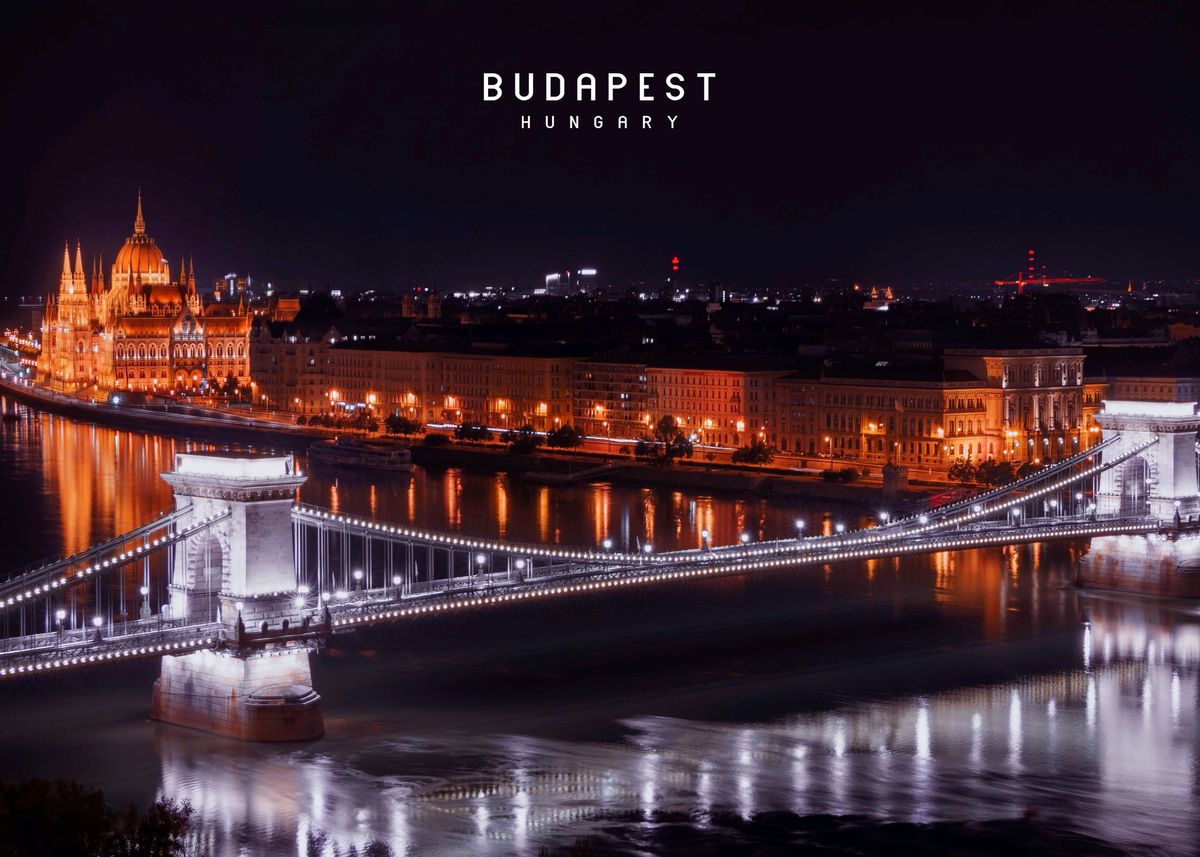 'Budapest ' Poster by Travel Addict | Displate