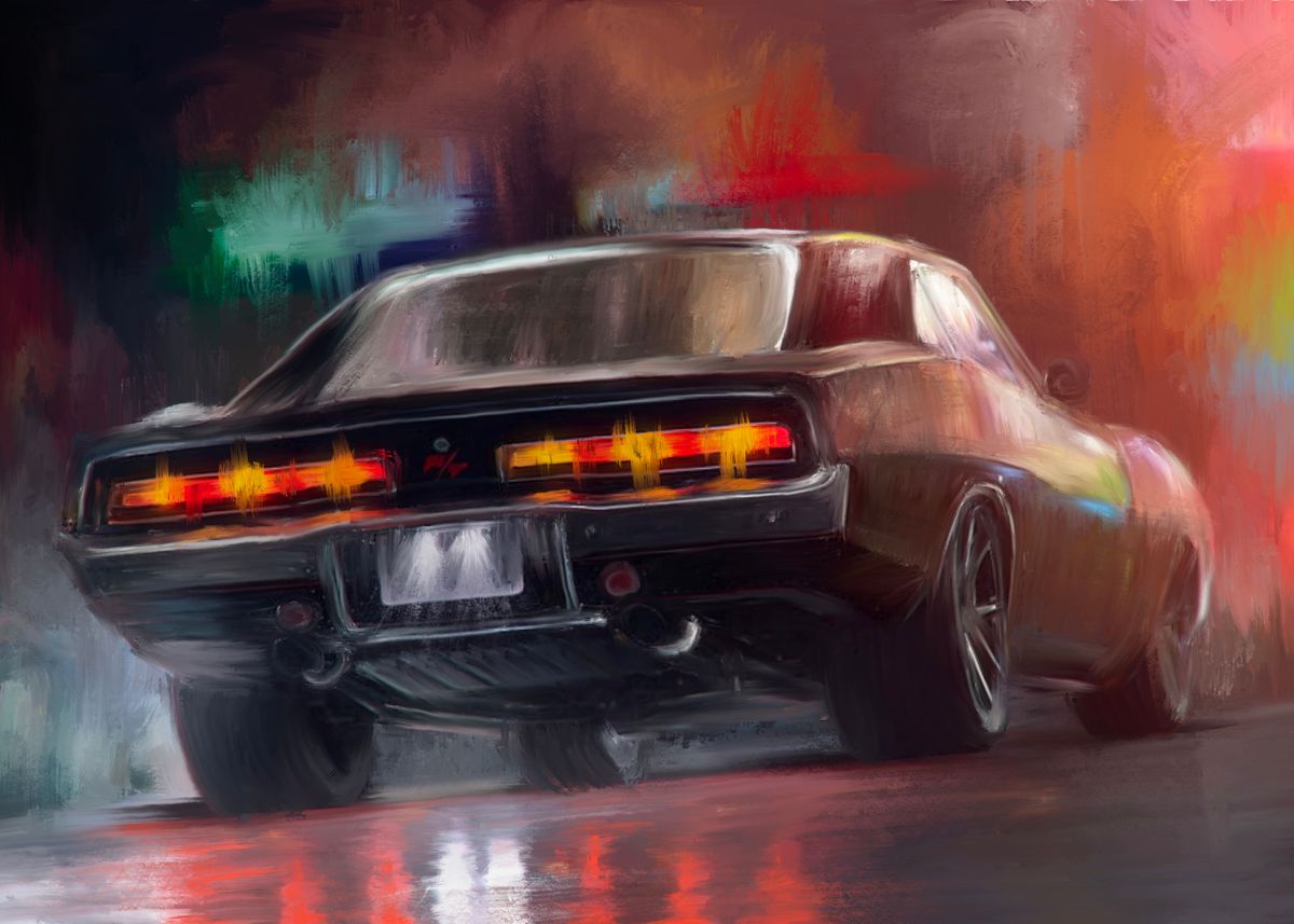 'the beast at night' Poster, picture, metal print, paint by yunur mawan ...