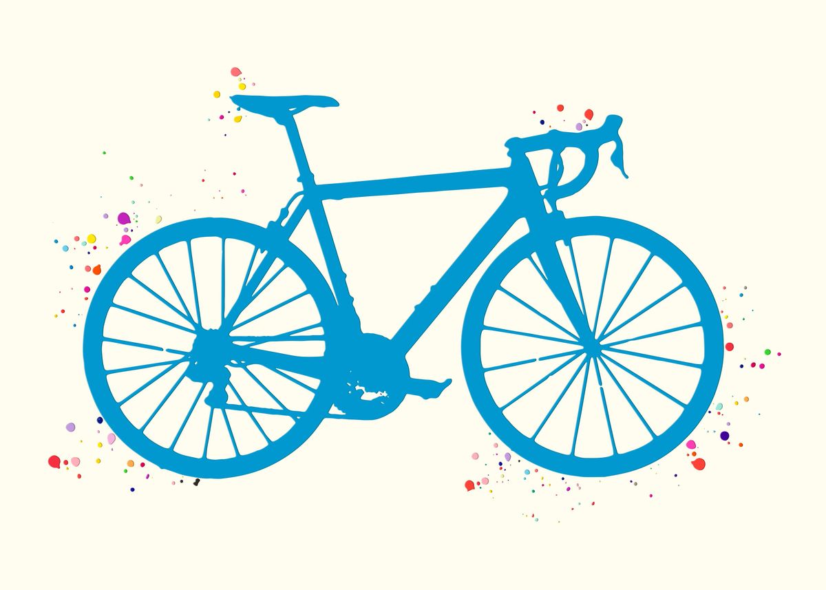 'Road Bike' Poster by Dutton Jerrell | Displate