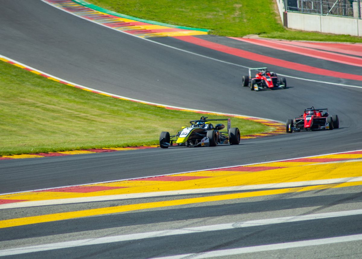 'Formula Europe race' Poster, picture, metal print, paint by Nicolas ...