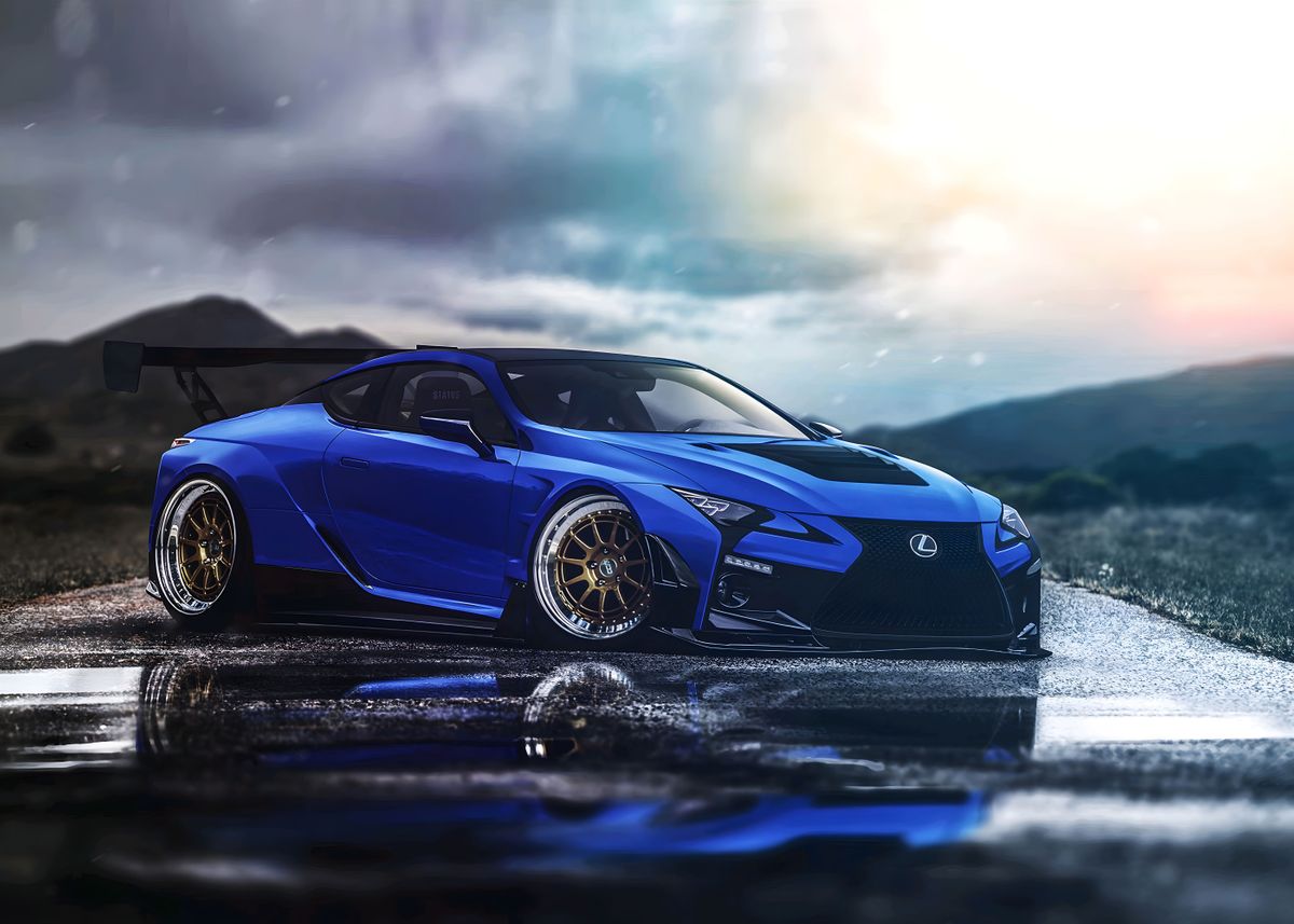 'Lexus LC 500' Poster, picture, metal print, paint by Most Wanted 911 ...