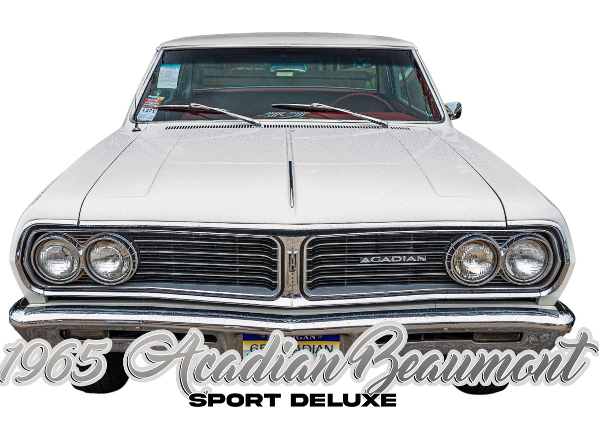 '1965 Acadian Beaumont' Poster by Gestalt Imagery | Displate