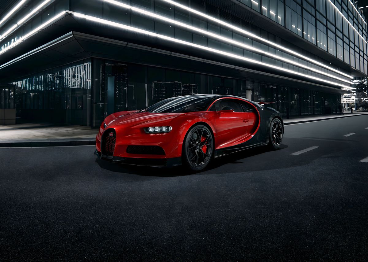 'Bugatti Chiron ' Poster by Sport Cars | Displate