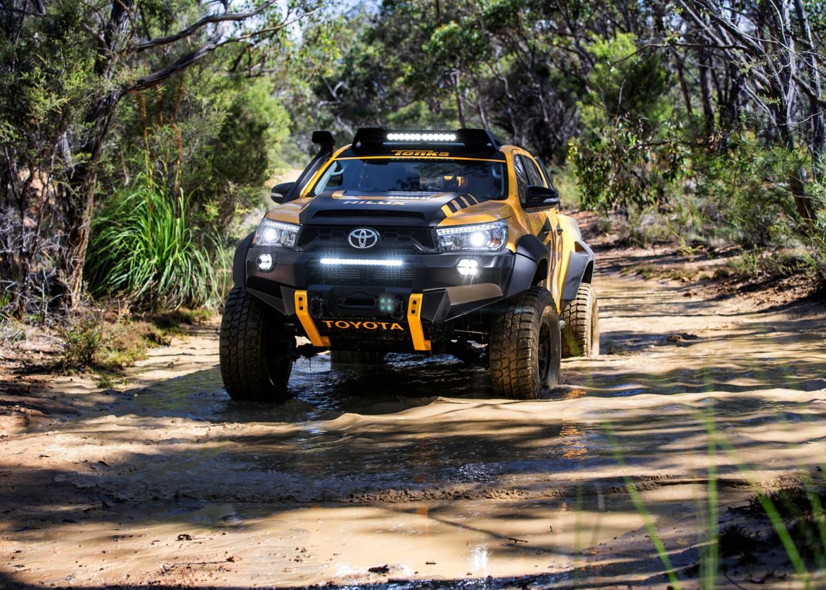 'Toyota Hilux' Poster by vibes design | Displate