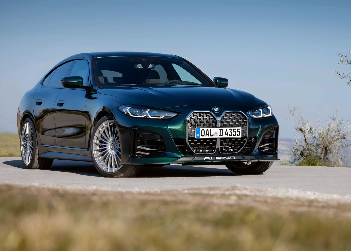 'BMW Alpina D4' Poster, picture, metal print, paint by Racing cars ...