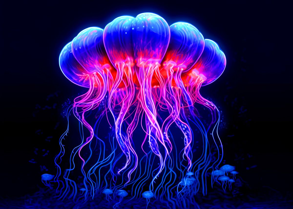'Jellyfish' Poster by bds land | Displate