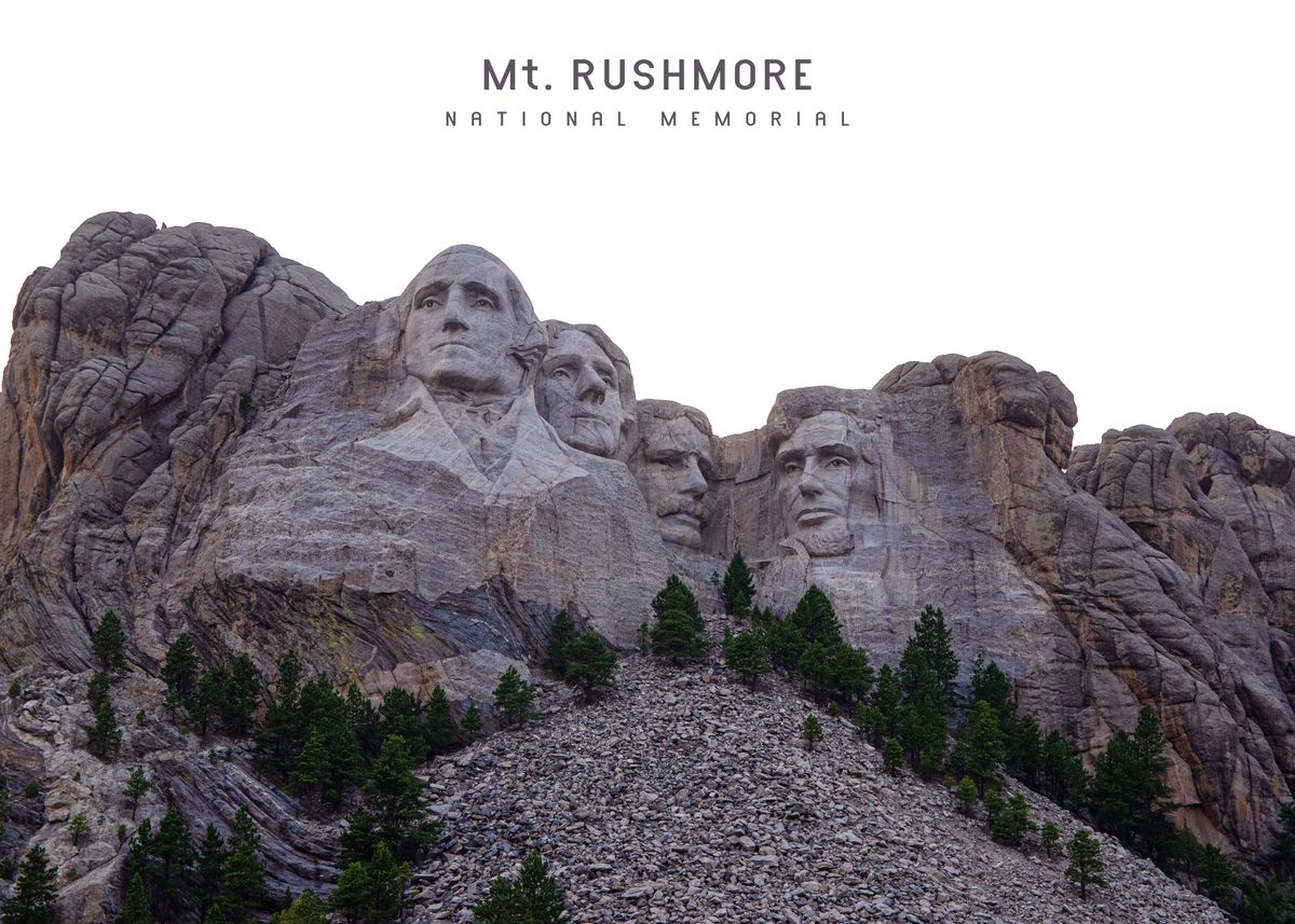 'Mount Rushmore ' Poster, picture, metal print, paint by Big City ...