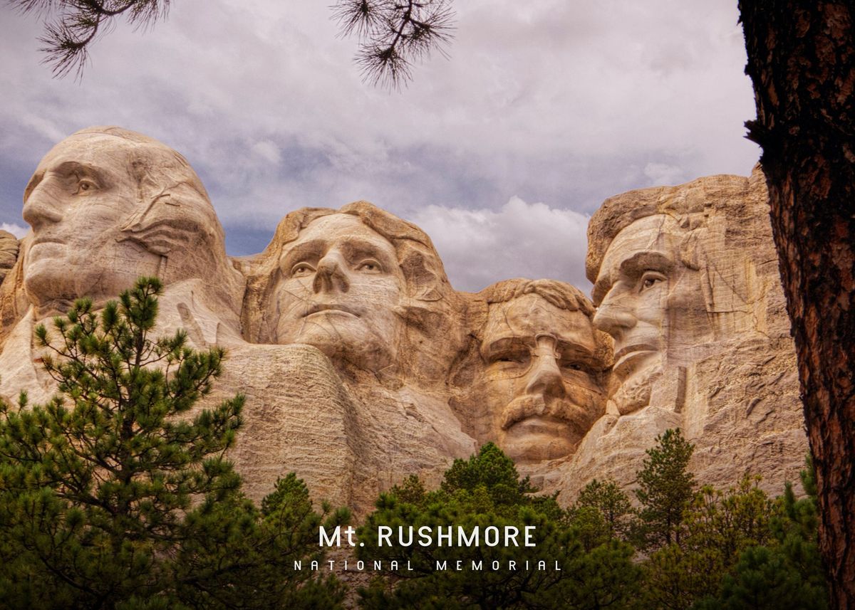 'Mount Rushmore ' Poster, picture, metal print, paint by Big City ...