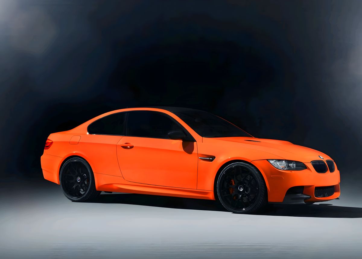 'BMW M3' Poster, picture, metal print, paint by Indi Creator | Displate