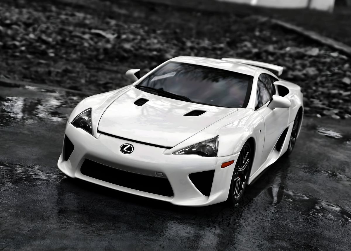 'Lexus LFA' Poster by Most Wanted 911 | Displate