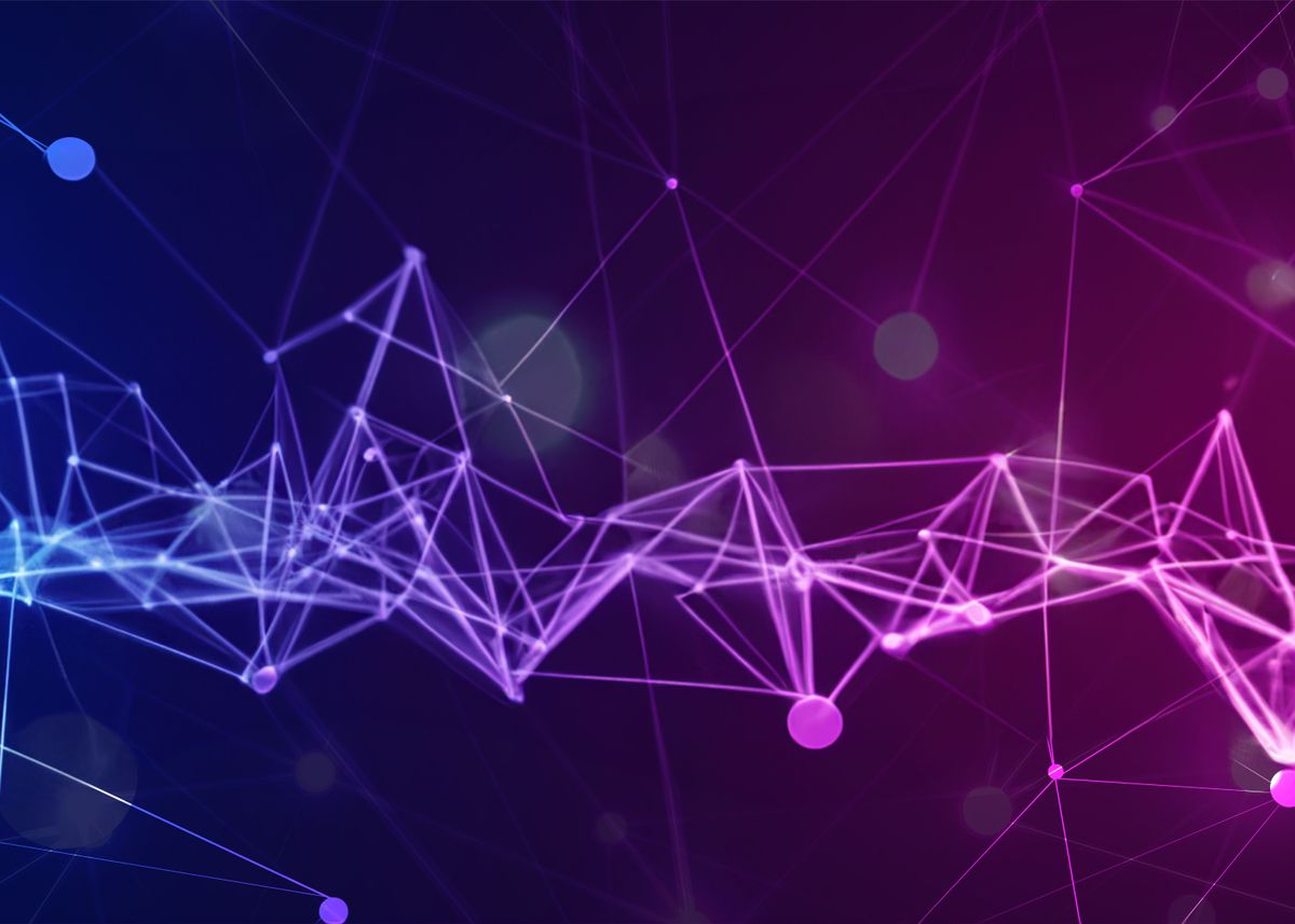 'network concept' Poster, picture, metal print, paint by Vs 1489 | Displate