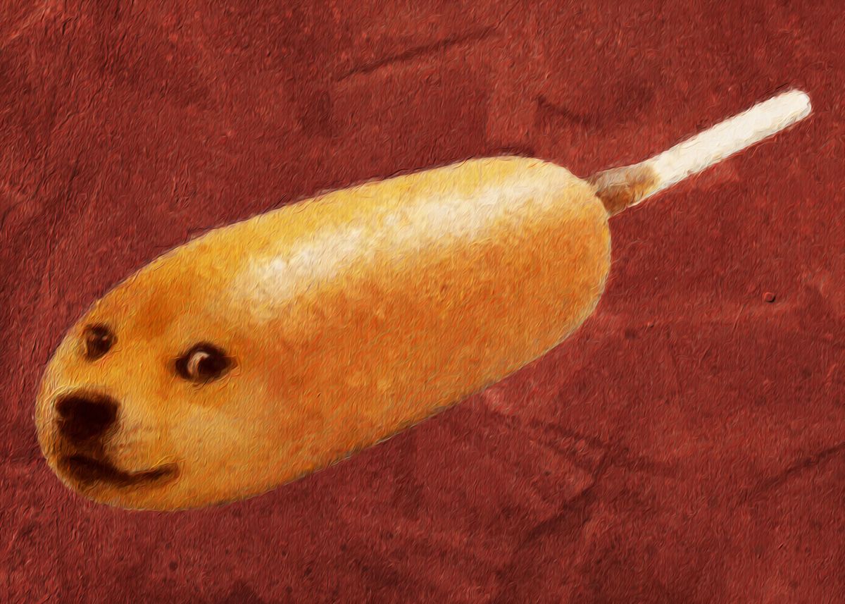 'Doge meme' Poster, picture, metal print, paint by Meme Daily | Displate