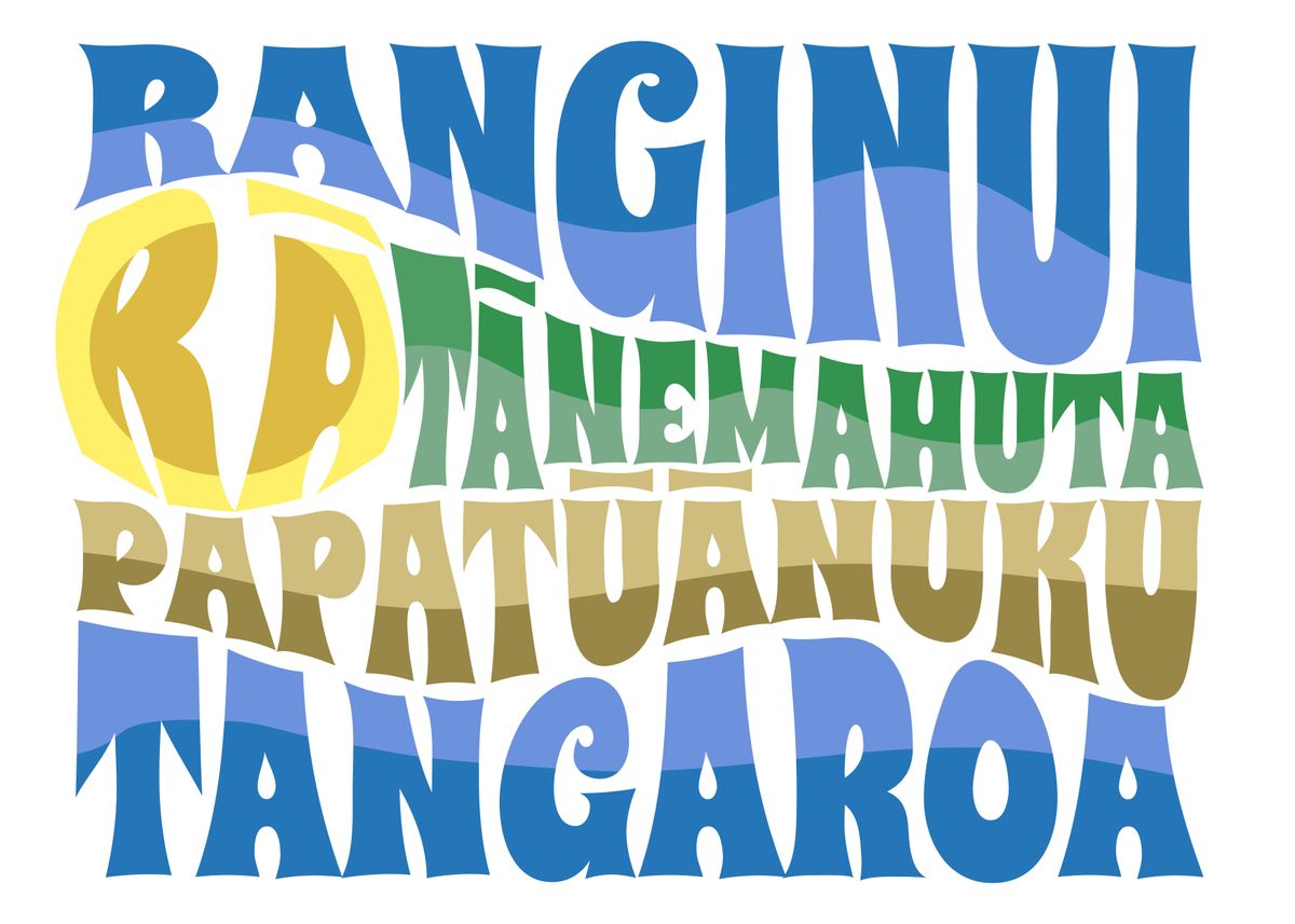 'Maori Gods Nga Atua ' Poster, picture, metal print, paint by mailbox ...