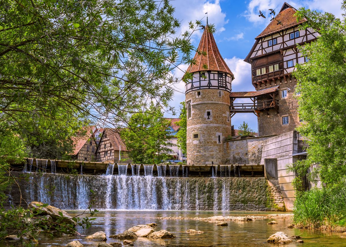 'CASTLE BALINGEN' Poster, picture, metal print, paint by Michael ...