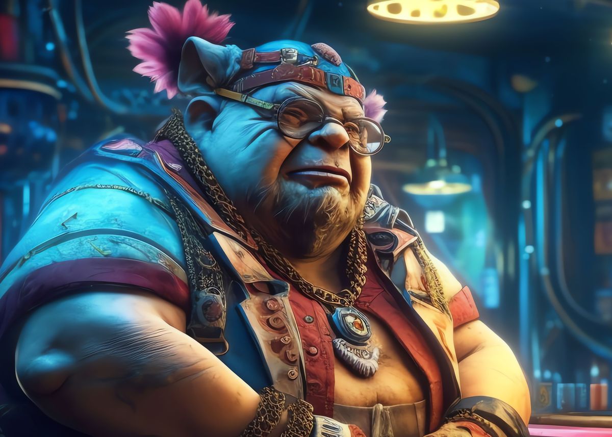 'Transcendent Trailblazer' Poster, picture, metal print, paint by ...