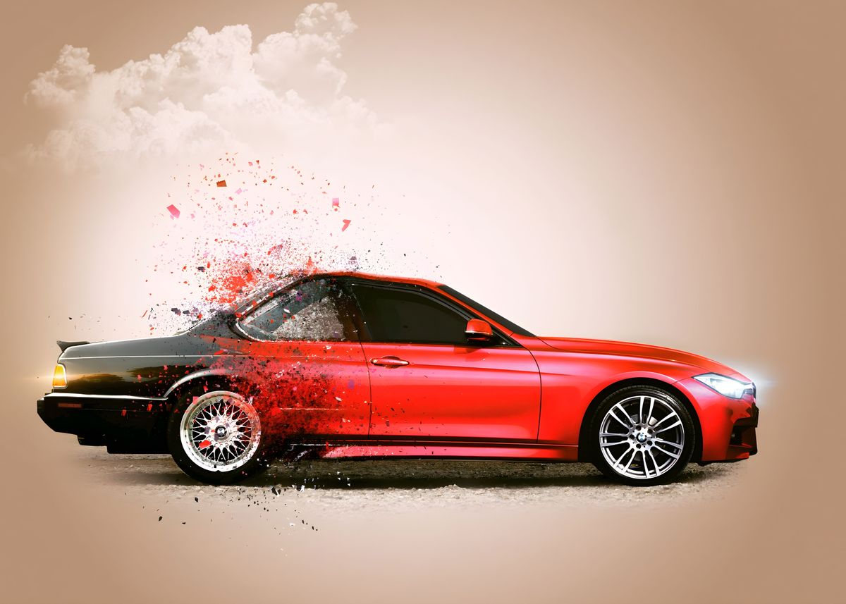 'BMW 3 Series' Poster, picture, metal print, paint by Indi Creator ...