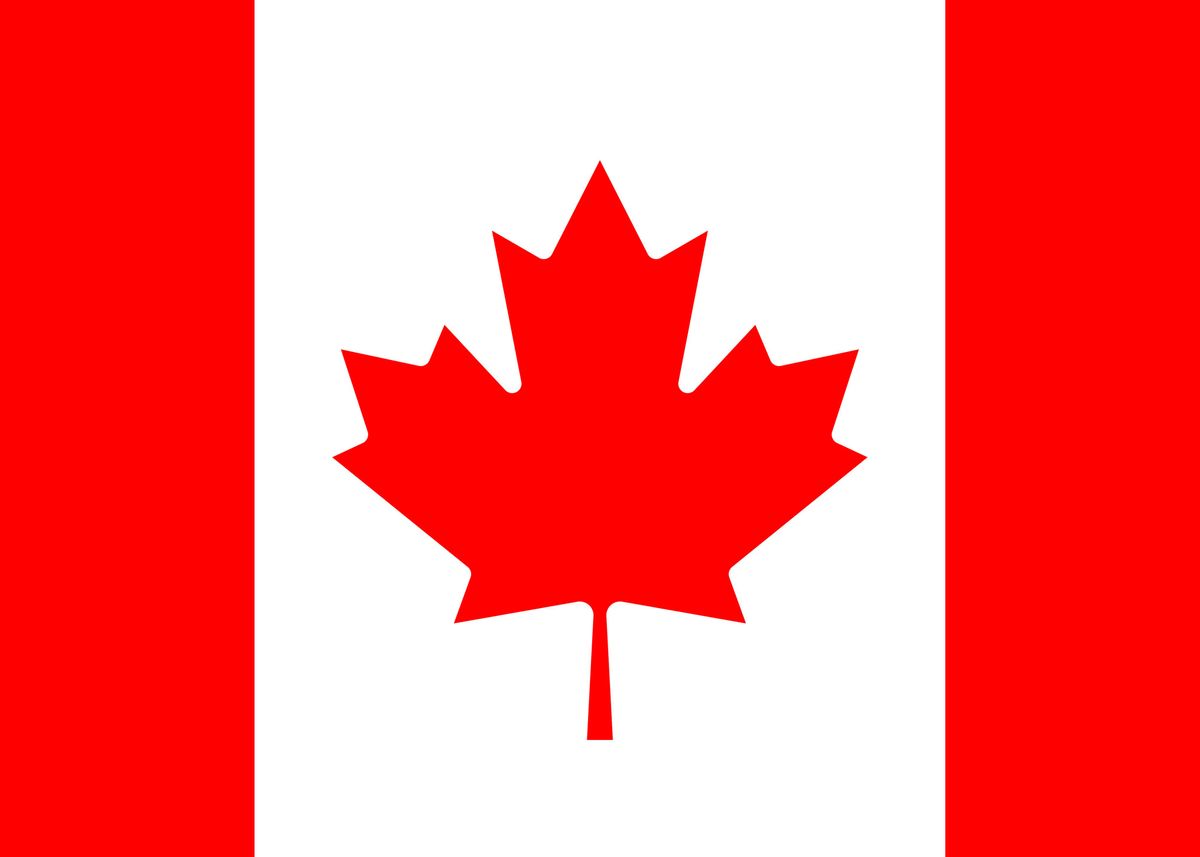 'Canada Flag' Poster, picture, metal print, paint by noer thoif | Displate