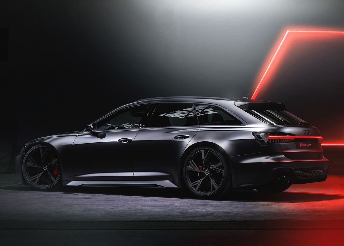 'Audi RS6' Poster, picture, metal print, paint by Supri GTR | Displate