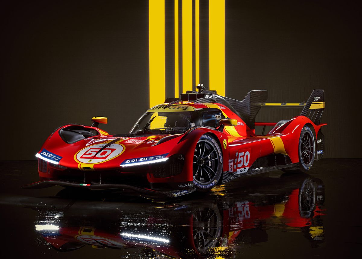 'Ferrari 499P 2023 Hypercar' Poster, picture, metal print, paint by ...