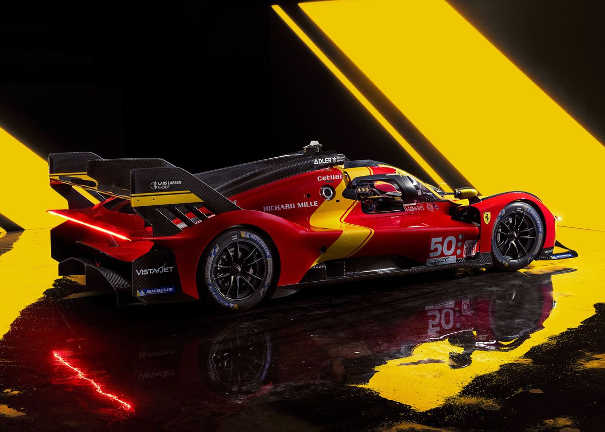 'Ferrari 499P 2023 Hypercar' Poster, picture, metal print, paint by ...