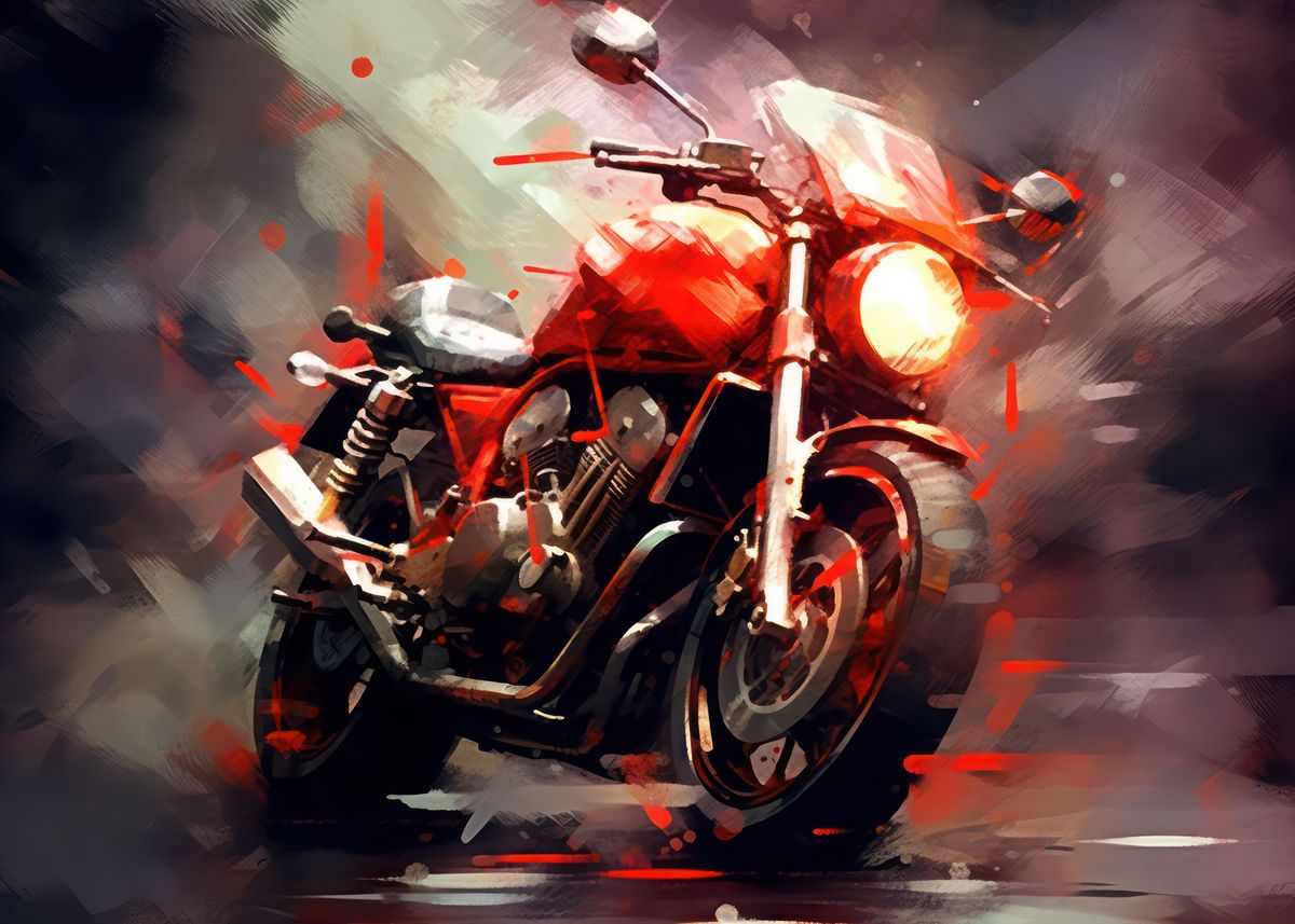 'Italian Velocity' Poster, picture, metal print, paint by jodotodesign ...